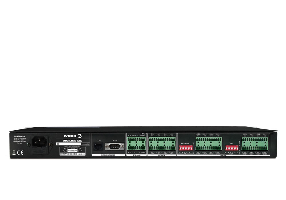 BUY Digiline-MX Audio DSP Processor - 8in x 8out | Edwards Sound Systems