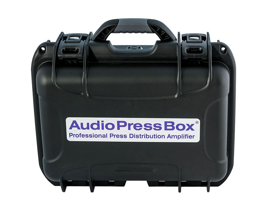 AudioPressBox APB-224 C – Portable 2-Channel Active Pressbox with 24 ...