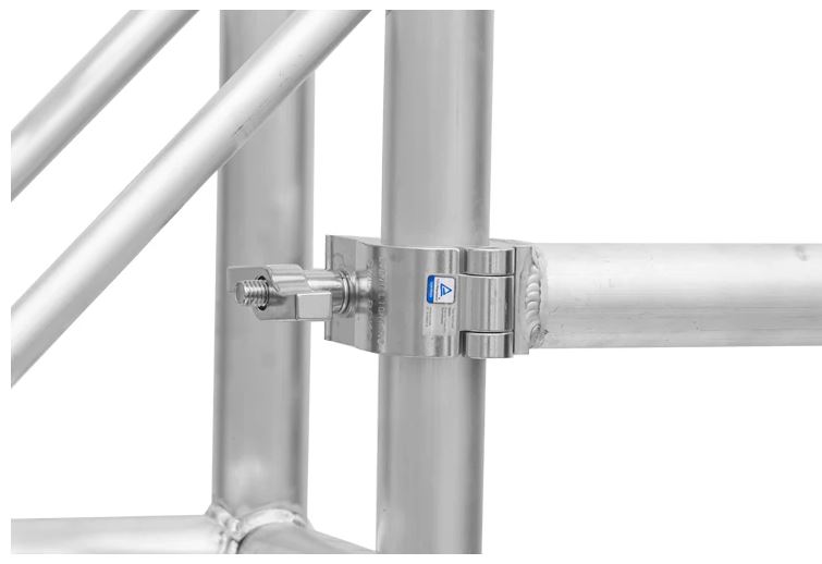 0.5m Aluminium Boom Arm with Single Clamp – Silver | 80kg WLL | Edwards ...