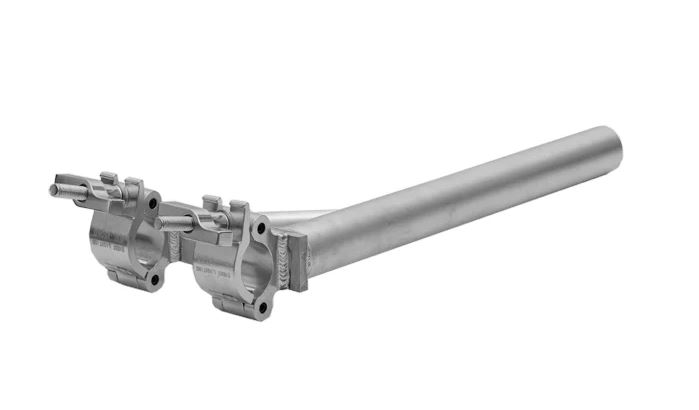 0.5m Aluminium Boom Arm with Clamp – Silver | 150kg WLL | Edwards Sound ...