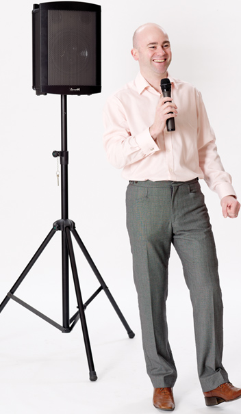 Portable PA Package with Wireless Mic, Stand and Cover | Edwards Sound ...