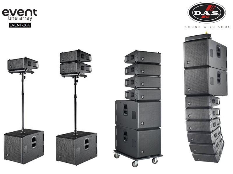 DAS Event 26A Compact Line Array – Powerful & Versatile Sound | Edwards ...