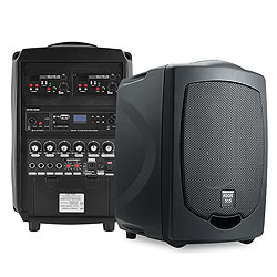 Focus 505 Portable PA System – Wireless, Bluetooth, USB/SD Playback ...