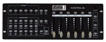 48-Channel DMX Lighting Controller | Scenes, Chases, MIDI, Audio Input ...