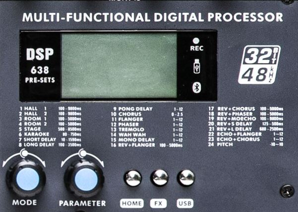 Audio Mixer 8 Mono, 4 Stereo, Effects, USB Interface|Edwards Sound ...