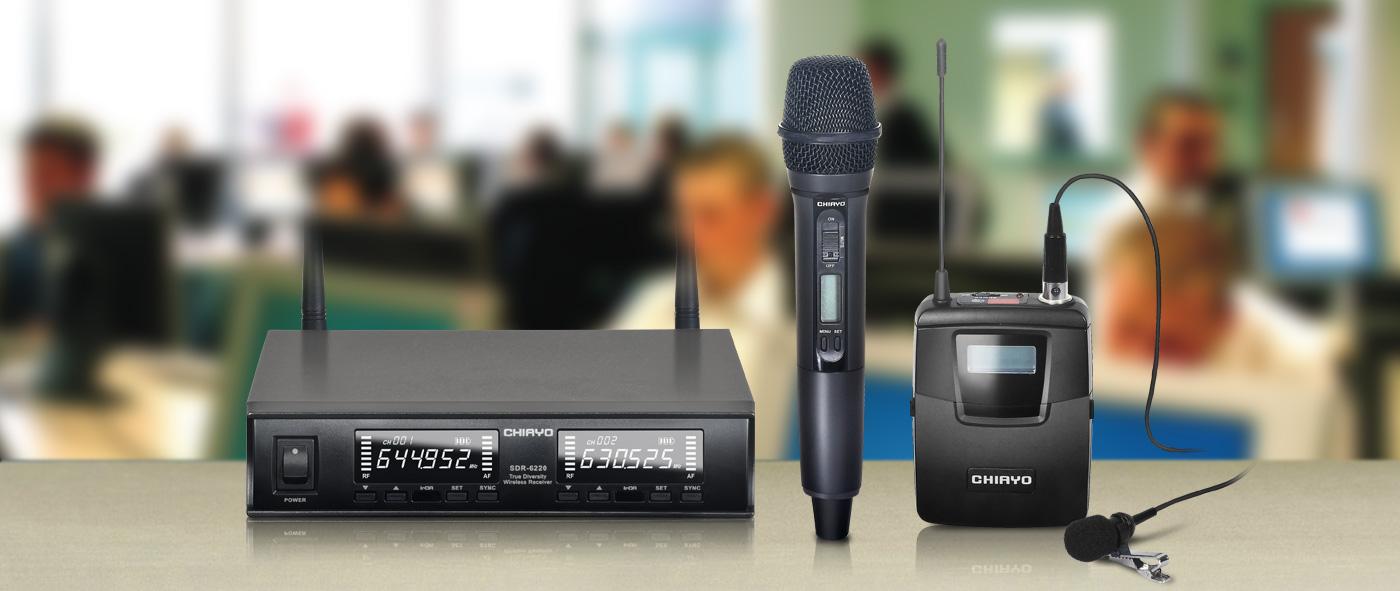 Dual Wireless Mic Receiver: True Diversity, 624mhz|Edwards Sound ...