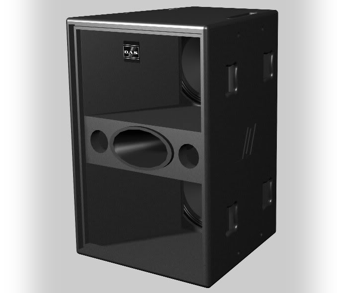 BUY ST-215 2x15"+2" ND horn 108db DAS Long throw speaker | Edwards ...