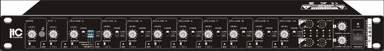 Stereo Mixer Preamp. 10 Input Channel Preamp | Edwards Sound Systems