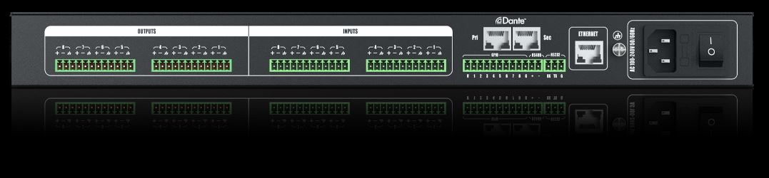 T88D Audio Matrix with 4 x Dante I/O | Edwards Sound Systems