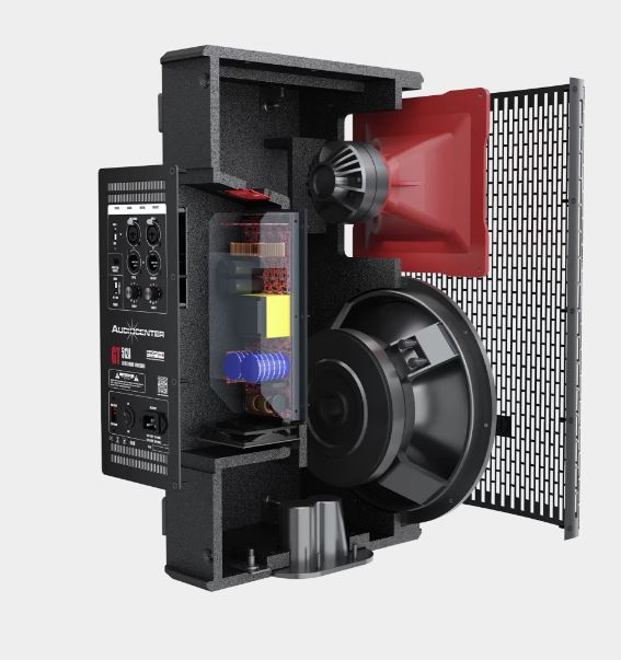 Audiocenter GT512A 12" Powered Speaker – 1100W Professional Active PA ...