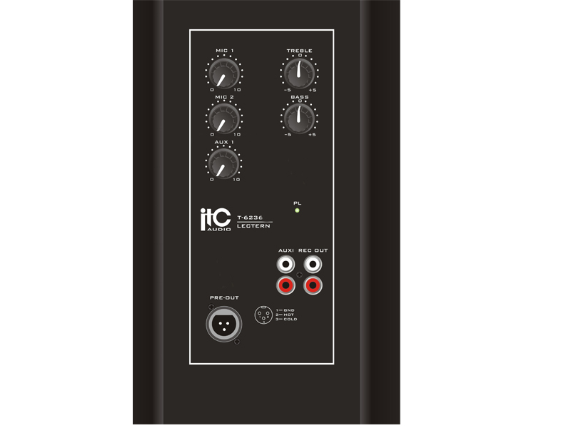 PA Lectern with Light, Wireless Microphones & Gooseneck Mic|Edwards ...