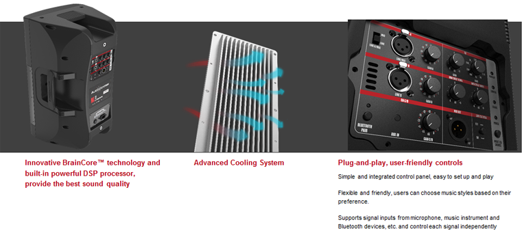 Audiocenter MA12 12" Active Speaker – Powered PA with DSP & Bluetooth ...