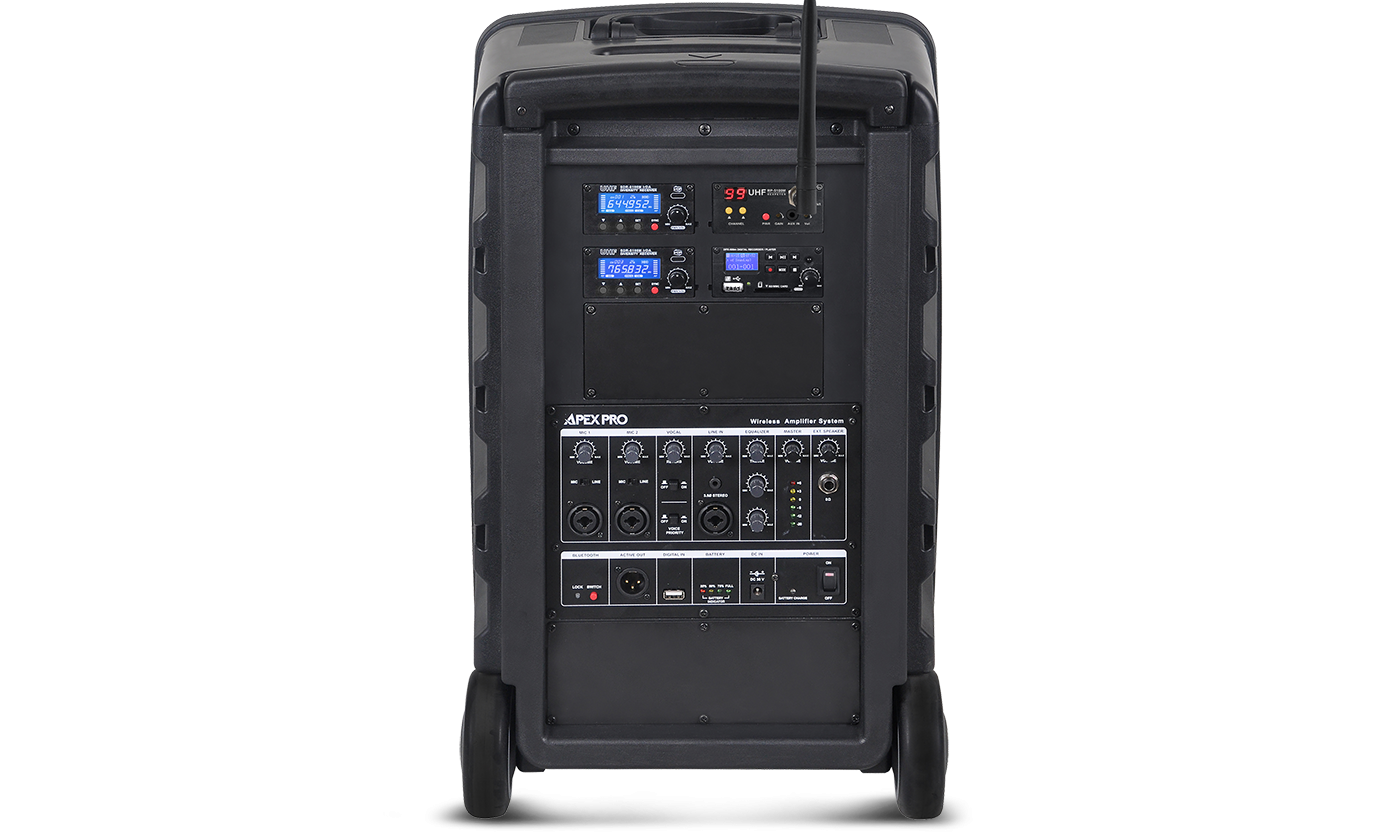 Apex System Package incl W'less Mic, Stand and Cover | Edwards Sound ...