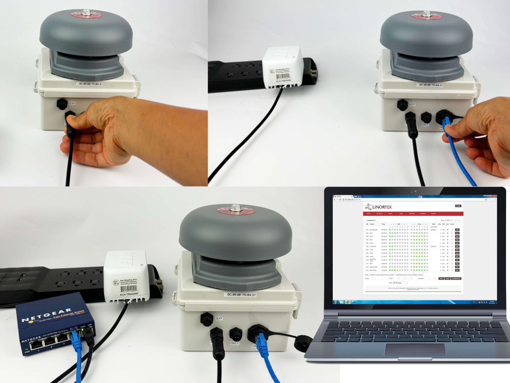 Netbell-KL Extra Loud Network Bell System | Break Time Automation | Edwards Sound Systems