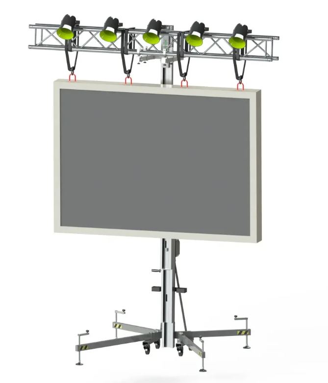 Fenix AT-06 Speaker Lift Tower – 250kg Load, 6.5m Height | Front ...