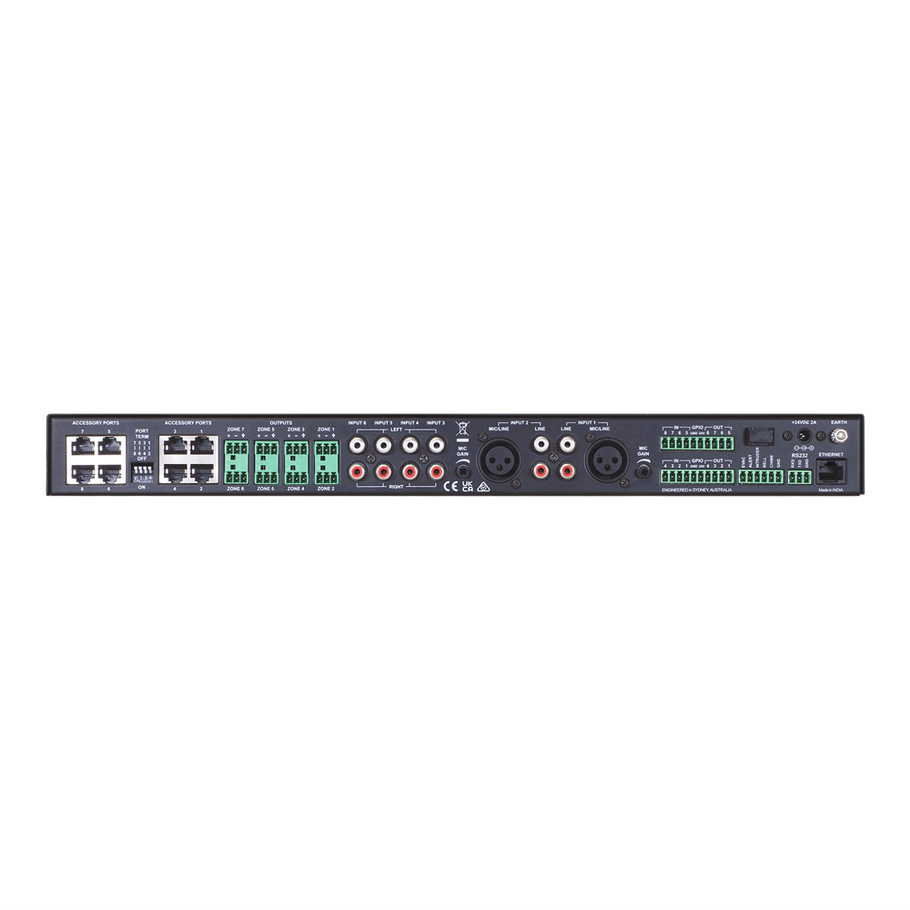 Zone Controller 8 Zone ZONEMIX8 Australian Monitor | Edwards Sound Systems