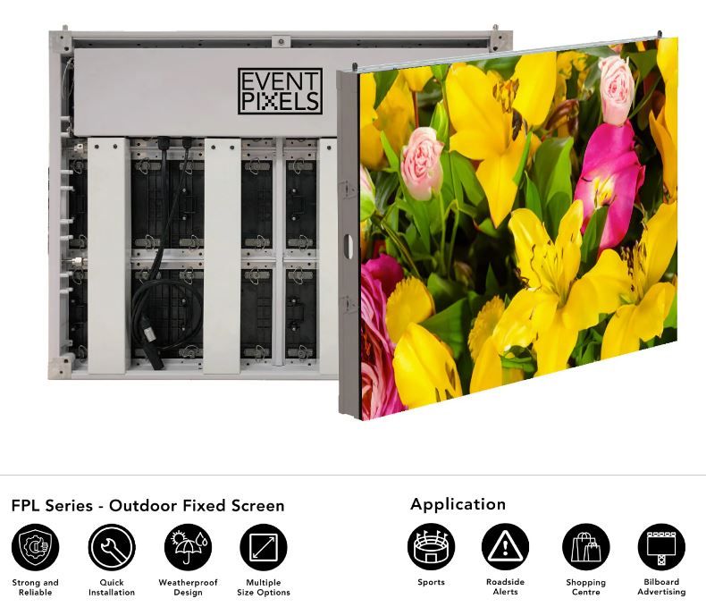 Outdoor LED screens for advertising, school noticeboards etc | Edwards ...